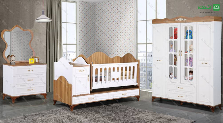 قیمت و خرید تخت خواب نوزاد، کودک،دو طبقه، دخترانه، پسرانه | آف دکور
