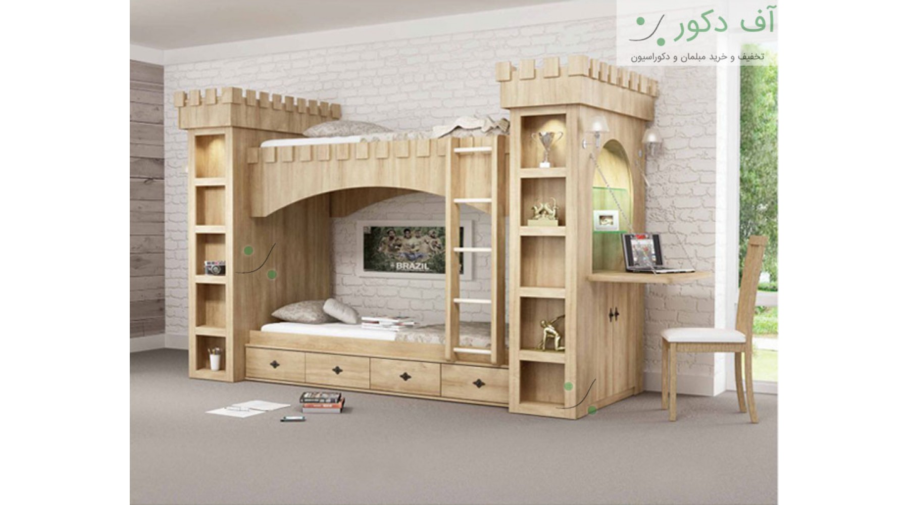 بهترین کاغذ دیواری اتاق خواب مدل و عکس دکور پلاس