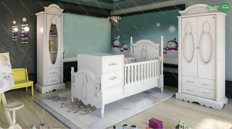 قیمت و خرید تخت خواب نوزاد، کودک،دو طبقه، دخترانه، پسرانه | آف دکور