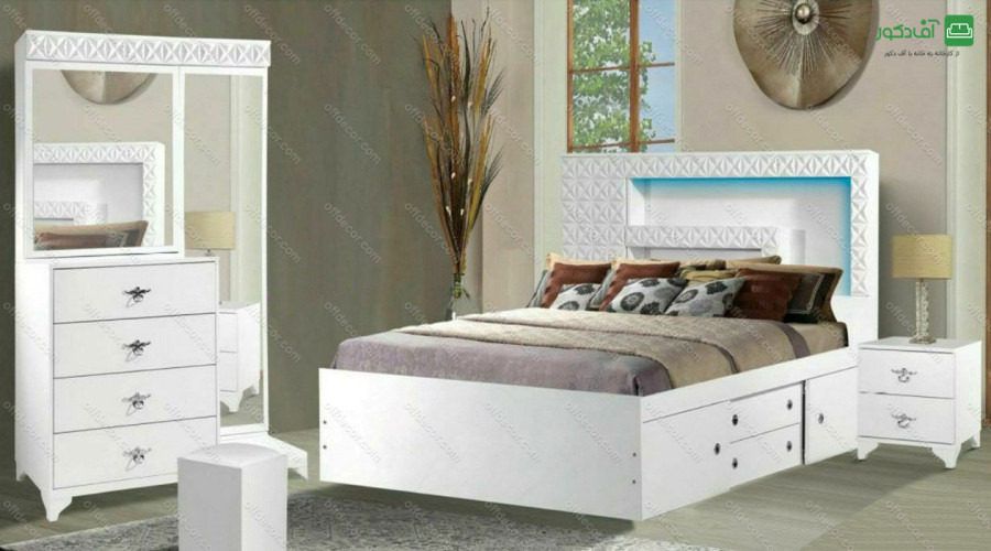 مدل تخت خواب دو نفره چوبی - برچسب | آف دکور