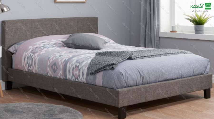 قیمت و خرید تخت خواب دو نفره شیک،چوبی و فلزی + ارسال | آف دکور