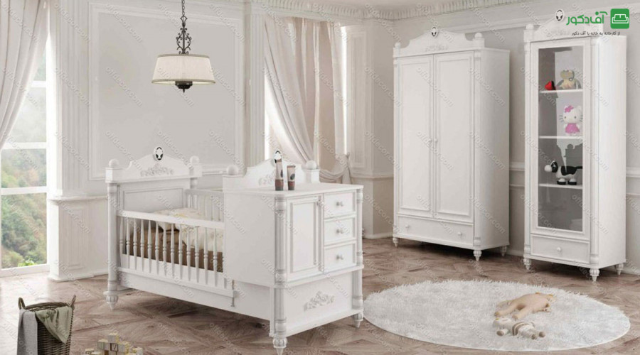 قیمت و خرید تخت خواب نوزاد، کودک،دو طبقه، دخترانه، پسرانه | آف دکور
